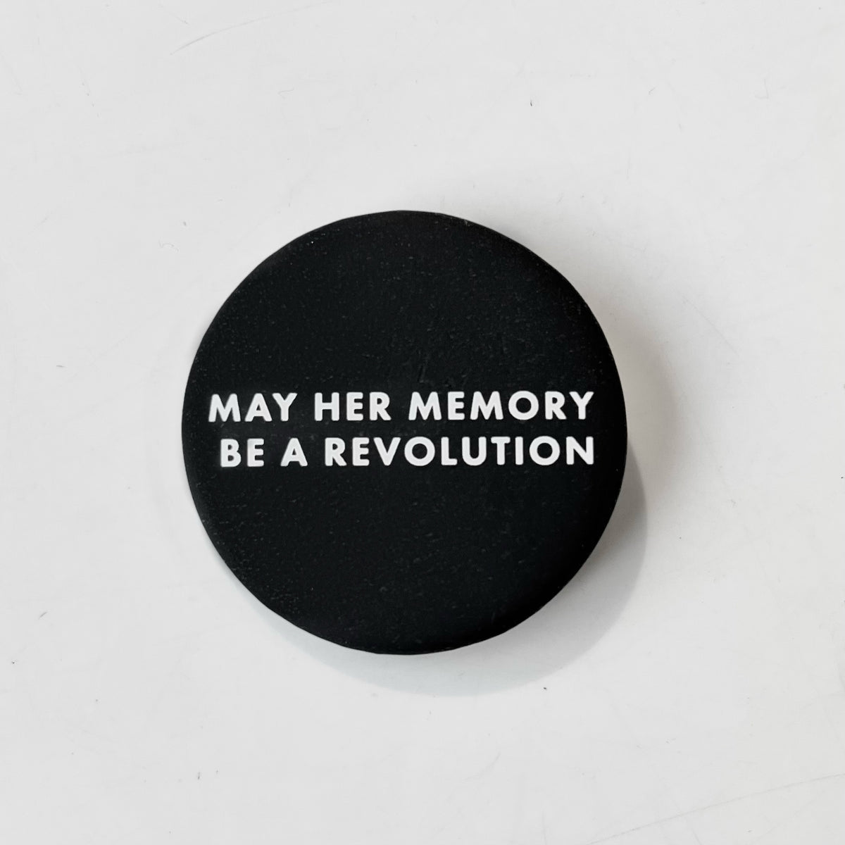 May Her Memory Be A Revolution RBG Button - The Outrage