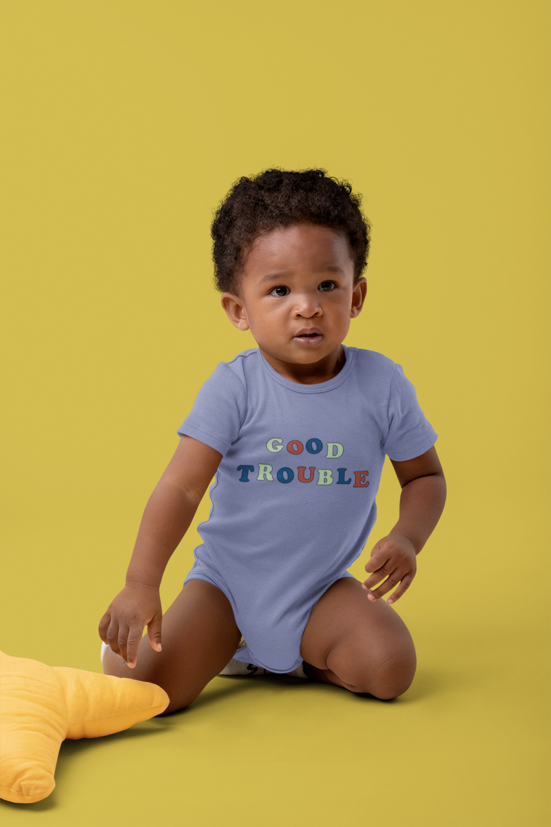 Good Trouble Onesie + Kids Tee - The Outrage